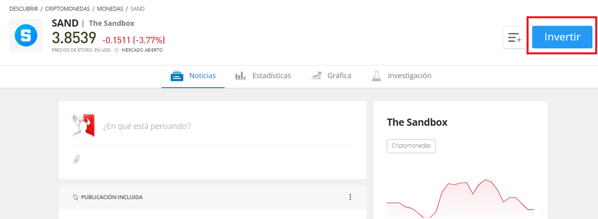 Comprar The Sanbox 2023: Dónde Comprar SAND sin comisiones